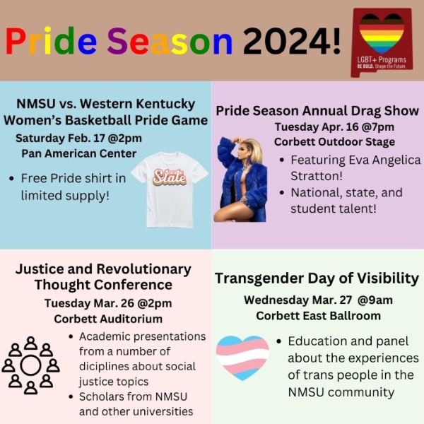 LGBT+ Programs | New Mexico State University | BE BOLD. Shape the Future.